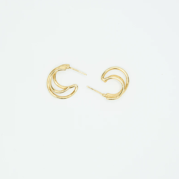Hera Hoops in Gold – Unincorporated